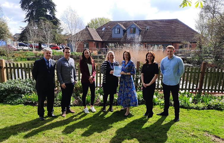 Local accountancy company pledges support to local hospice | St Helena ...