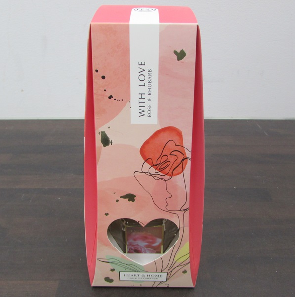 Heart & Home Reed Diffuser, With Love, 70ml | St Helena Hospice